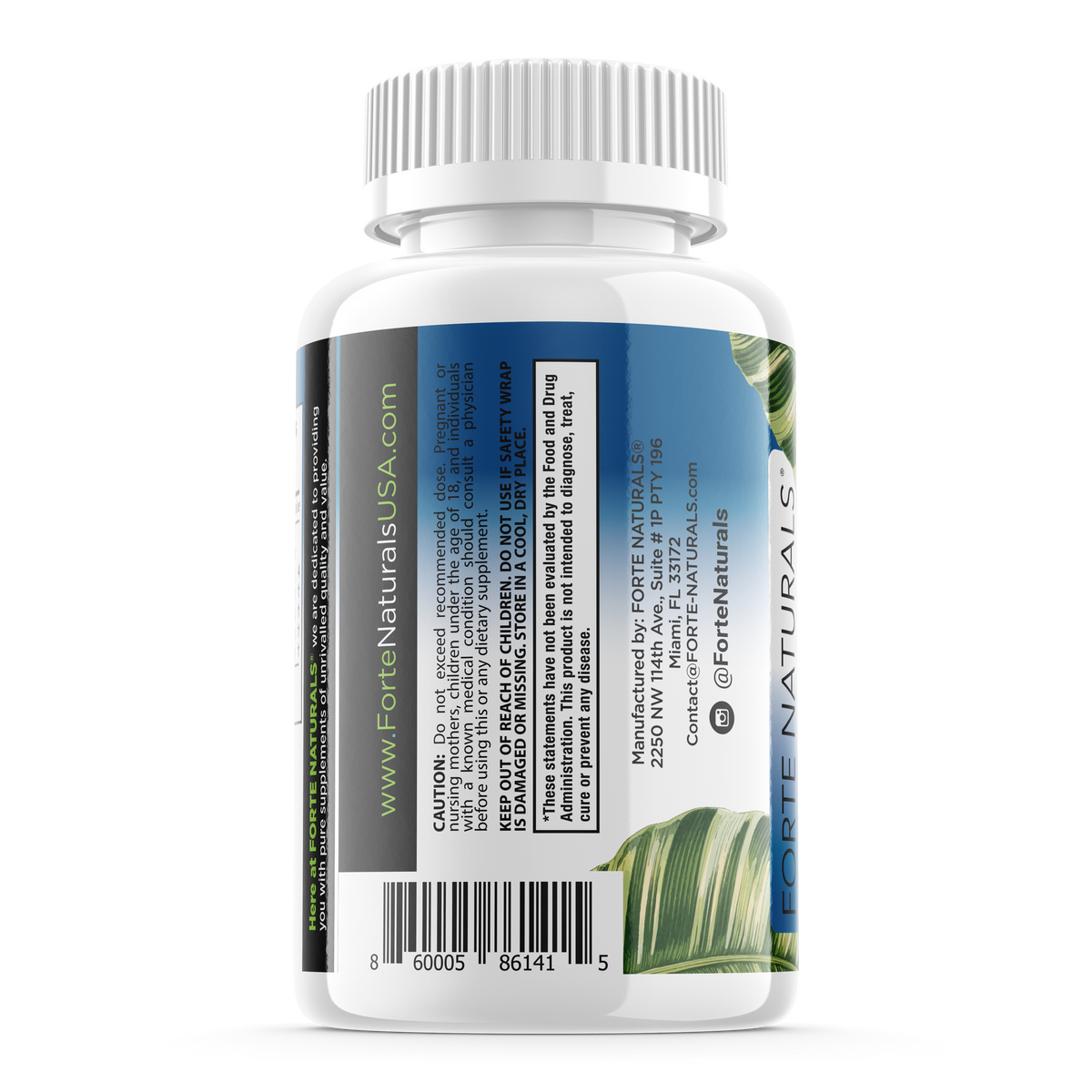 FORTE NATURALS Omega 3 Fish Oil 800mg EPA 600mg DHA Made in USA – Forte ...